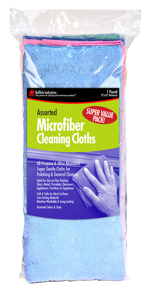 Microfiber Cleaning Cloths | Buffalo Industries LLC